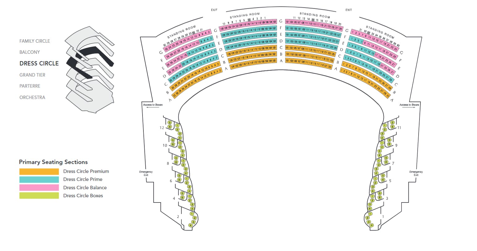 Metropolitan Opera Seating Chart Grand Tier | Cabinets Matttroy