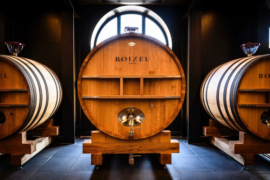 Guided tour of the Boizel Champagne house with "Millésime" wine tasting ...