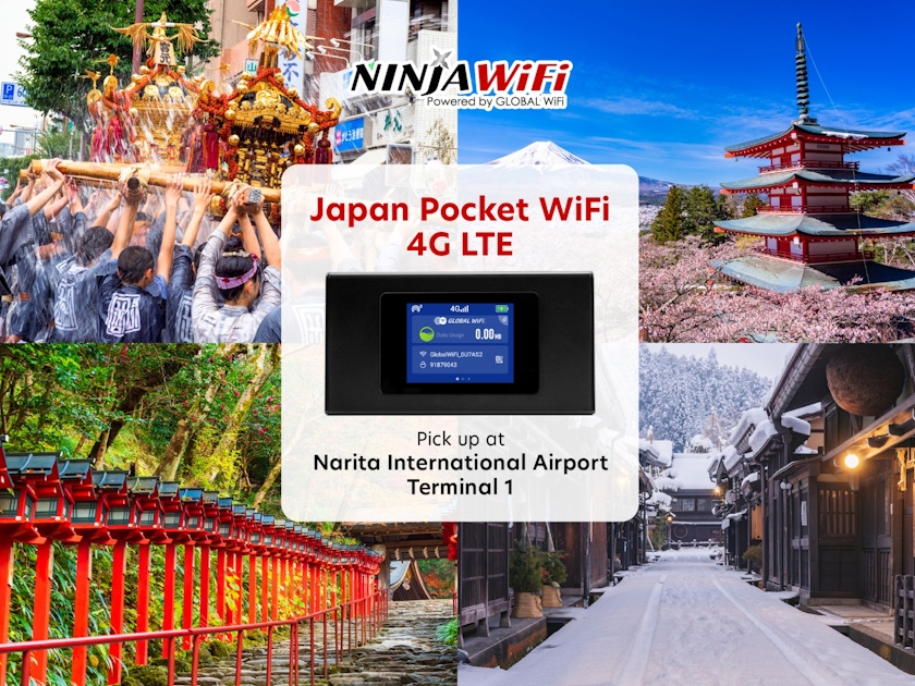 Pocket Wi-Fi 4G LTE router rental at Narita Airport Terminal 1 | musement