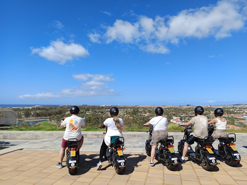 E-Scooter City Tour with Camel Safari and 2 Hours across Maspalomas ...