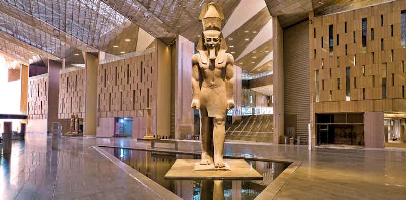 The Grand Egyptian Museum and Giza Pyramids with flights from Hurghada ...