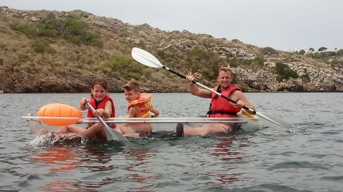 Guided transparent kayak tour in the bay of Addaia in Menorca | musement