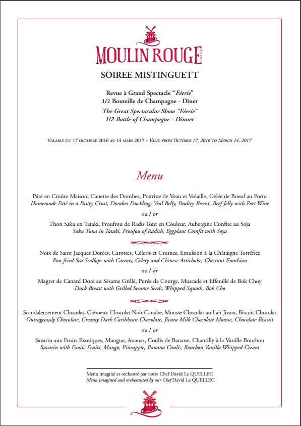 Dîner-spectacle au Moulin Rouge - retour à l'hôtel inclus | musement